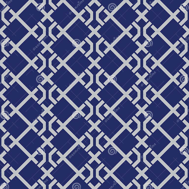 Japanese Weaving Square Seamless Pattern Stock Vector - Illustration of ...