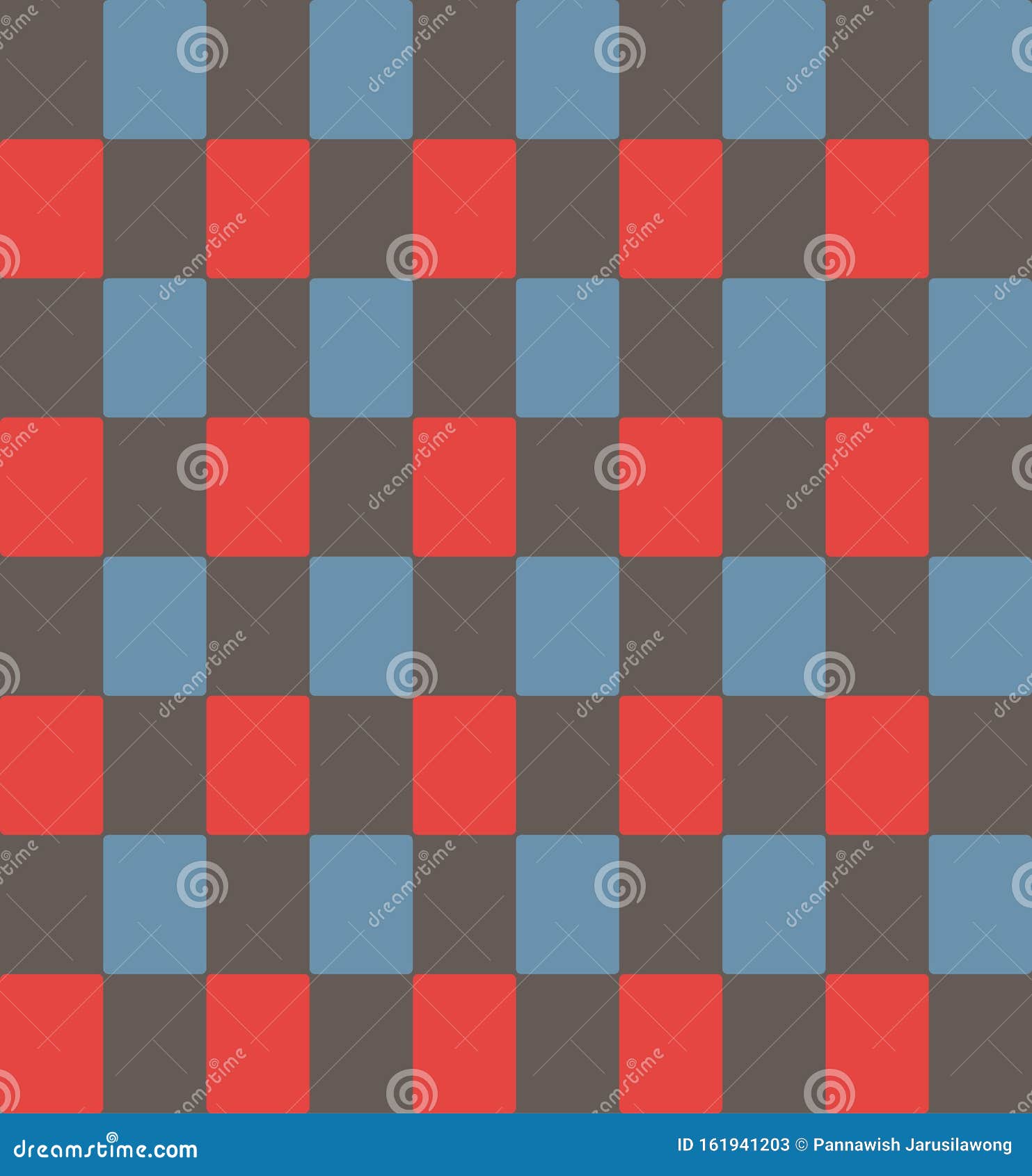 Japanese Orange and Blue Checker Seamless Pattern Stock Vector ...