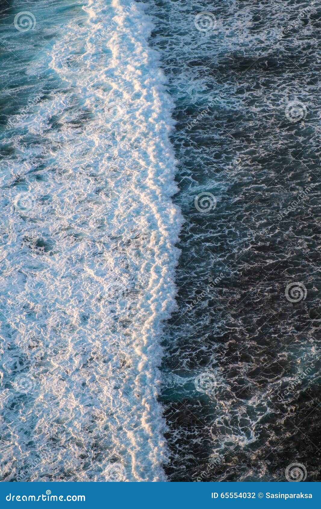 Wave pattern, aerial view stock photo. Image of clear - 65554032