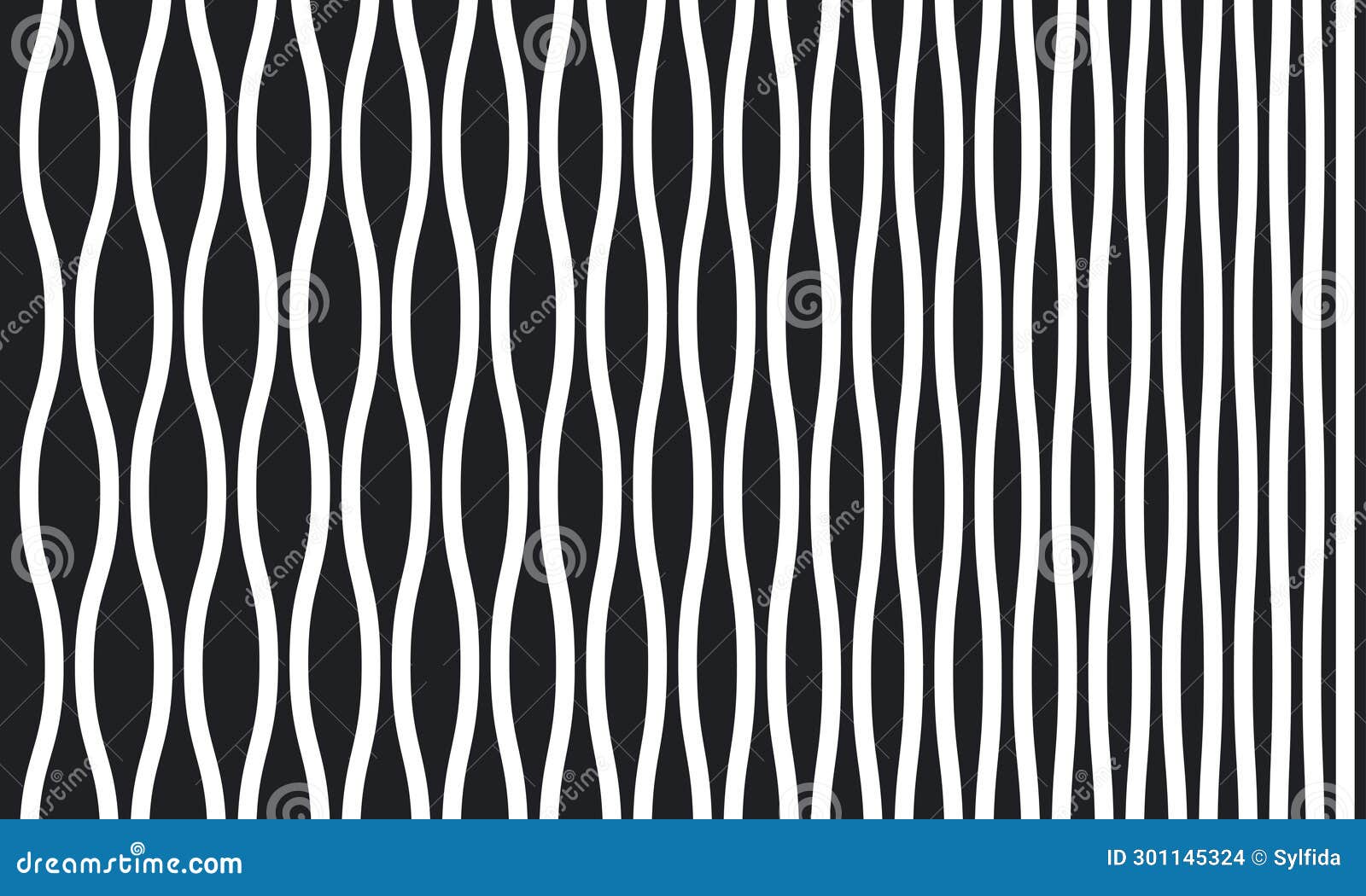 Wave Pattern, Black and White Abstract Background, Sea Element, Water ...