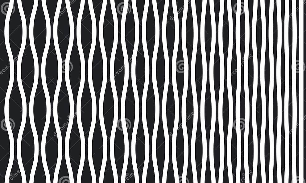 Wave Pattern, Black and White Abstract Background, Sea Element, Water ...