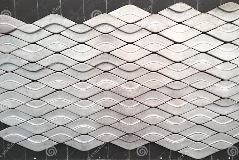 Wave pattern brick wall stock photo. Image of background - 67727918