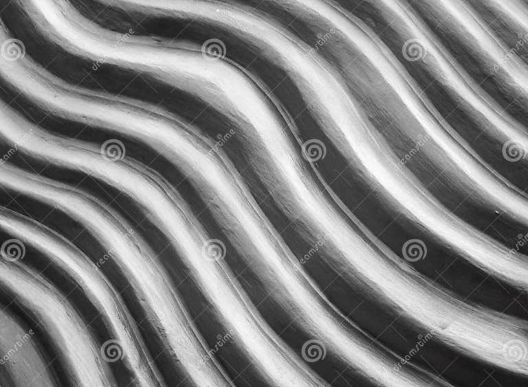 The Wave Pattern Concrete Wall Stock Photo - Image of natural, rock ...