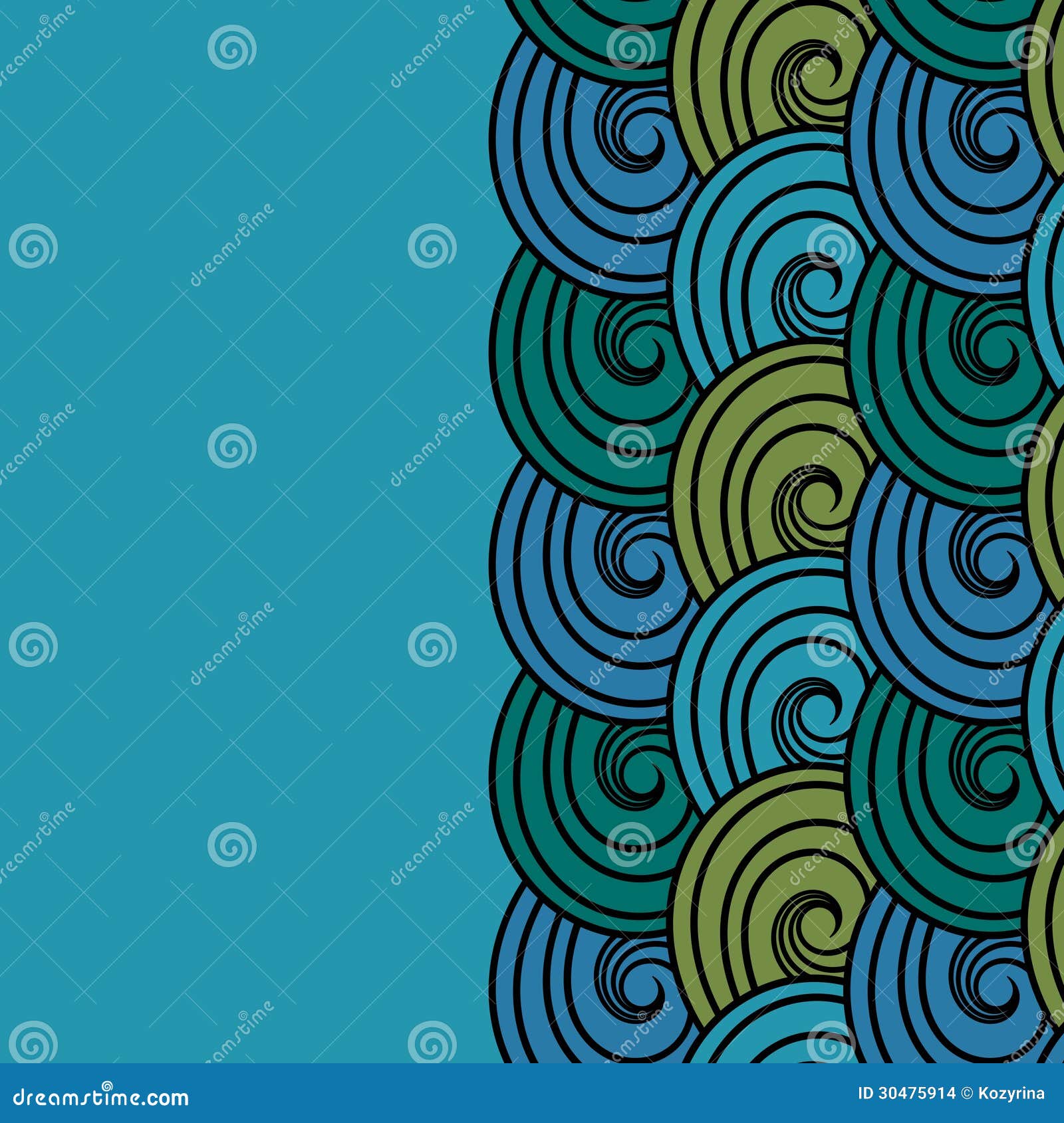 Wave Pattern Vector Illustration | CartoonDealer.com #30475914