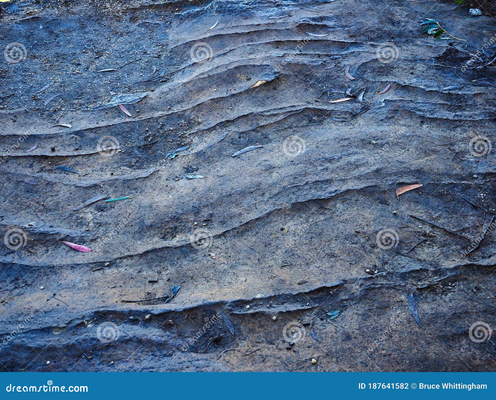 Wave Pattern in Natural Rock Face Stock Photo - Image of small, wavy ...