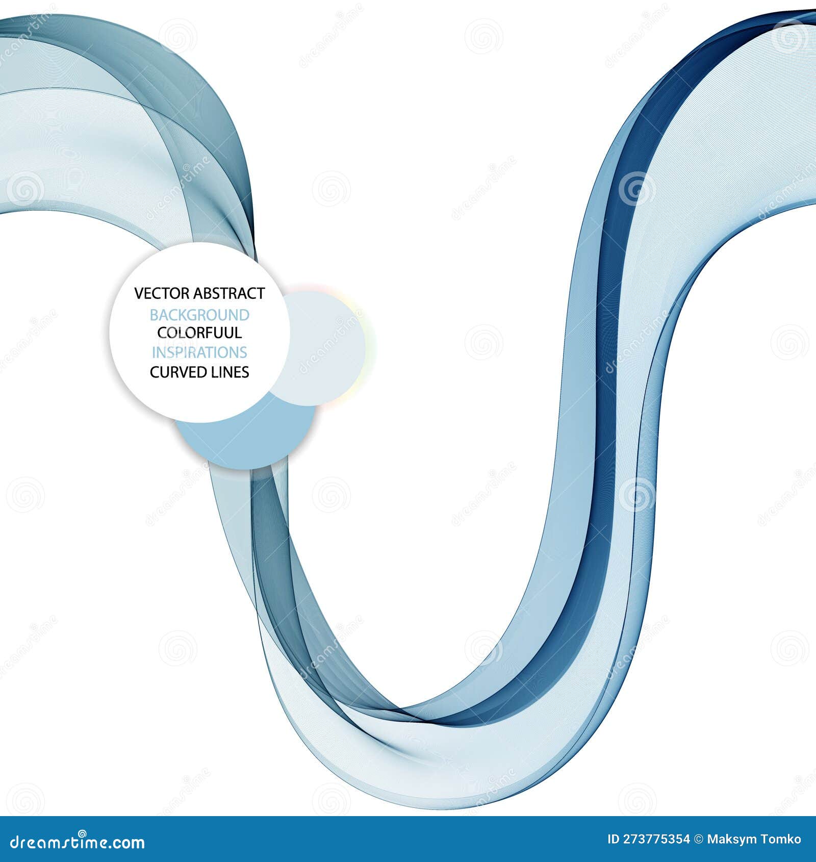 Wave Pattern. Presentation Template. Blue Wave. Eps 10 Stock ...