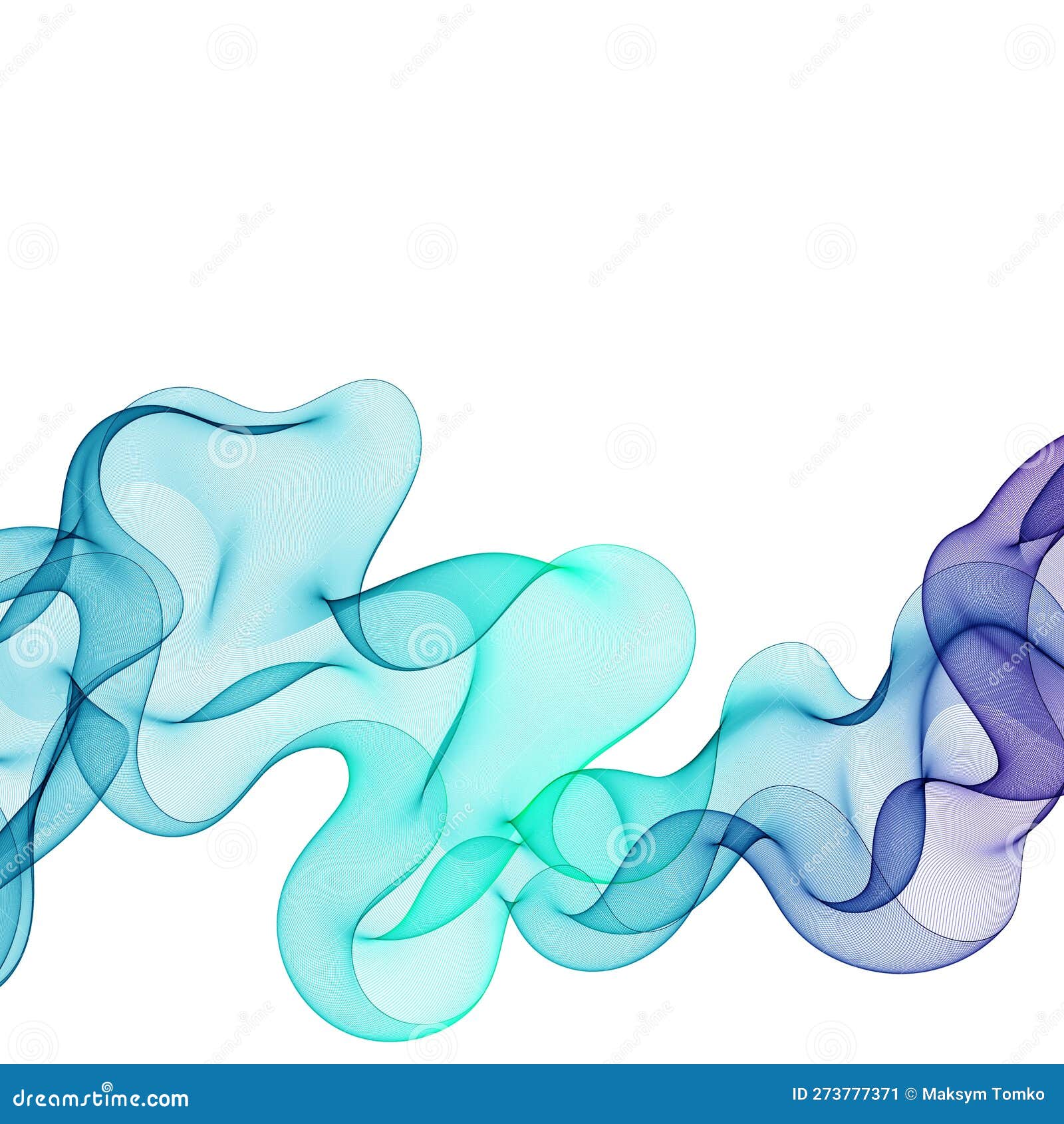 Wave Pattern. Presentation Template. Blue Wave. Eps 10 Stock ...