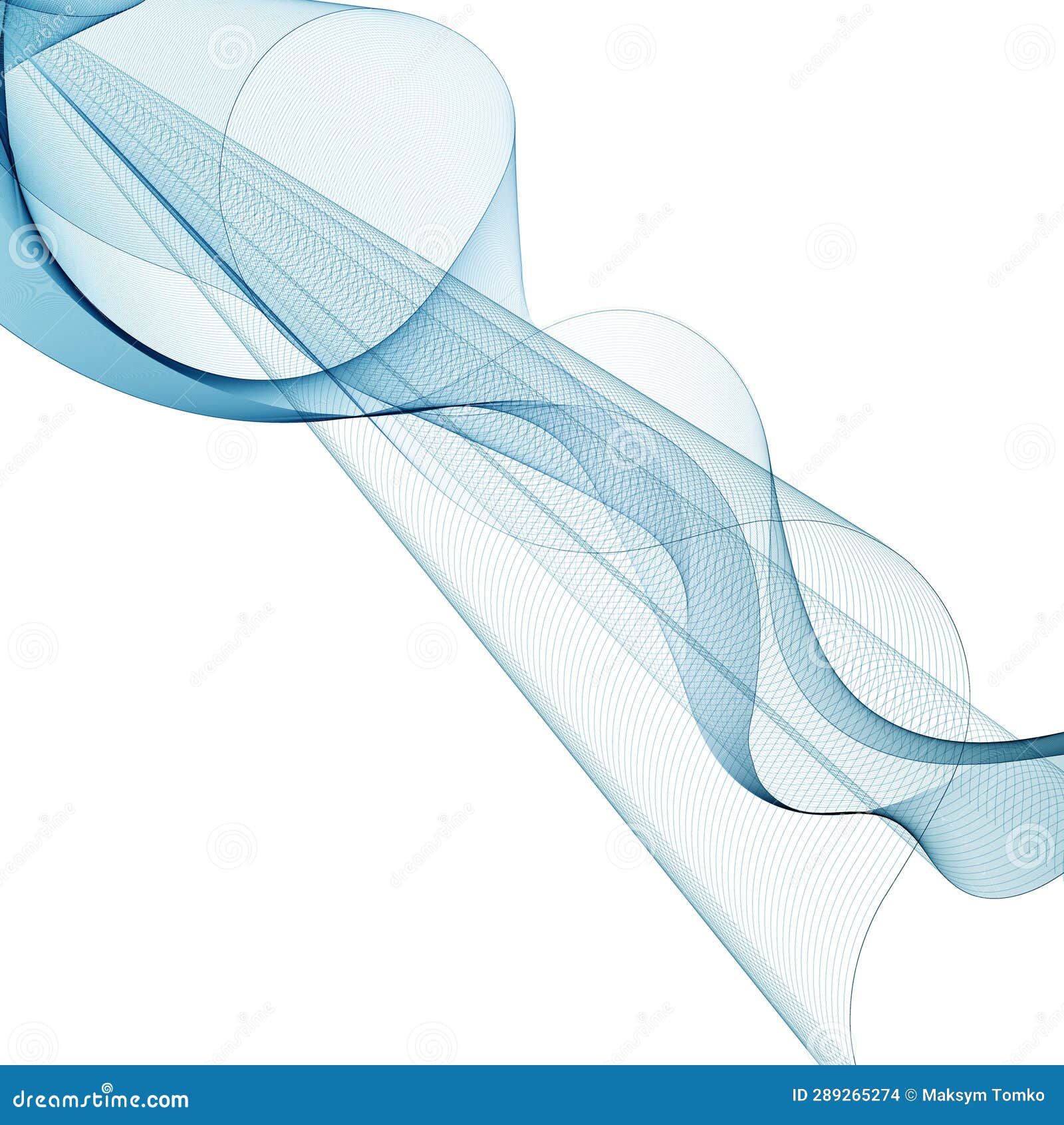 Wave Pattern. Presentation Template. Blue Wave. Eps 10 Stock Photo ...