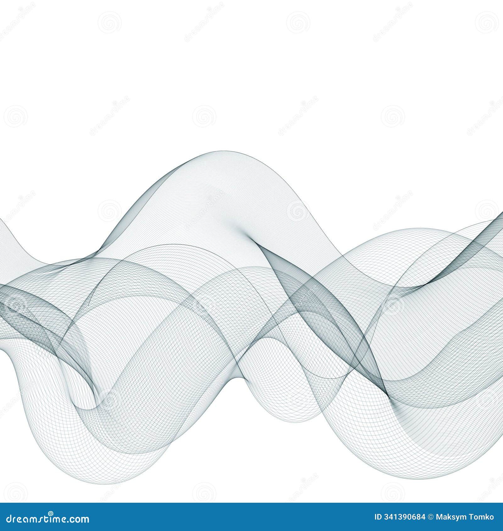 Wave Pattern. Presentation Template. Blue Wave. Eps 10 Stock ...