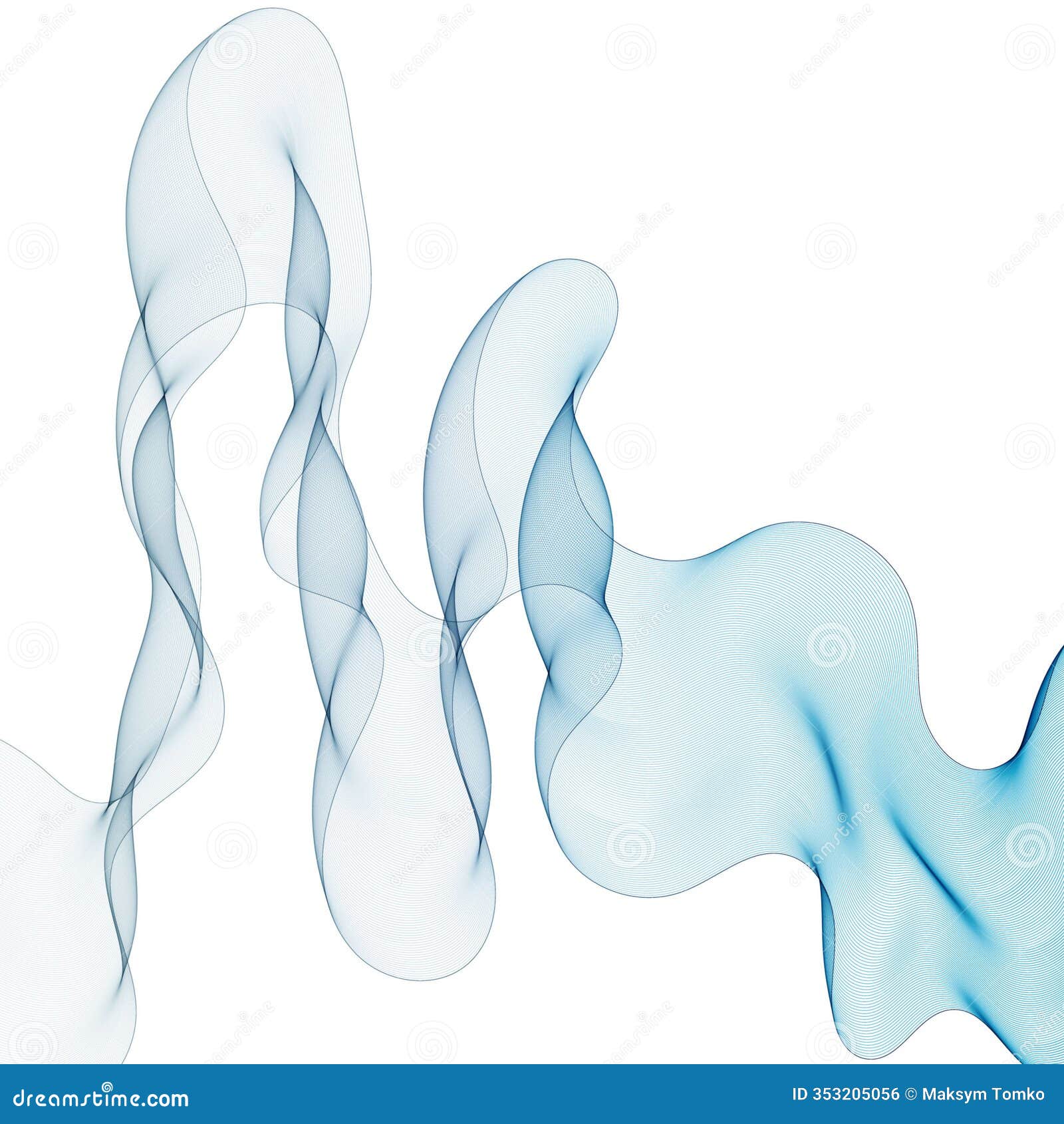 Wave Pattern. Presentation Template. Blue Wave. Eps 10 Stock ...