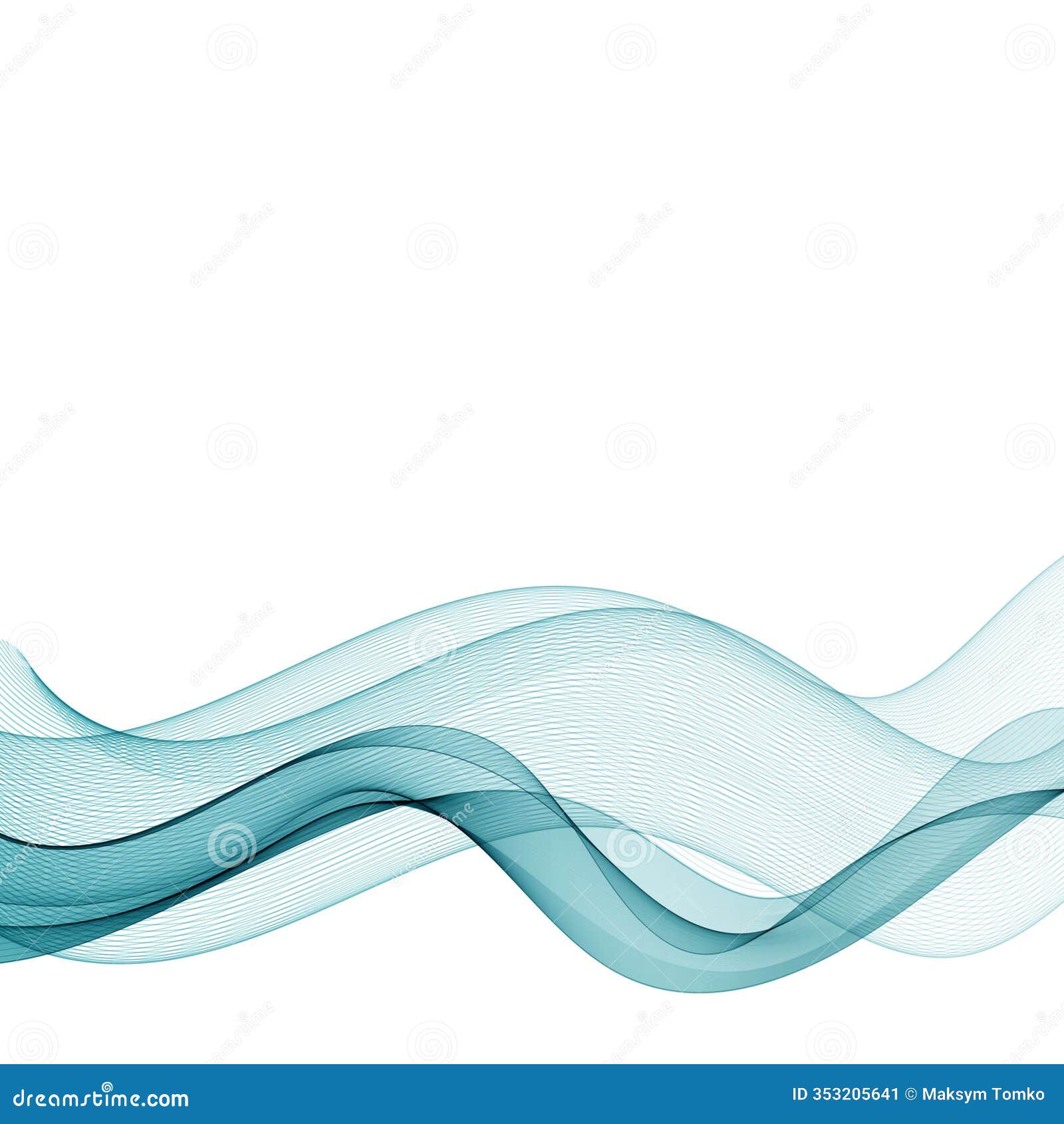 Wave Pattern. Presentation Template. Blue Wave. Eps 10 Stock ...