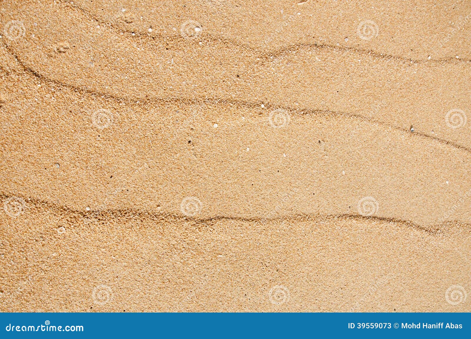 Wave Pattern on the Sand at the Beach Stock Image - Image of scenic ...