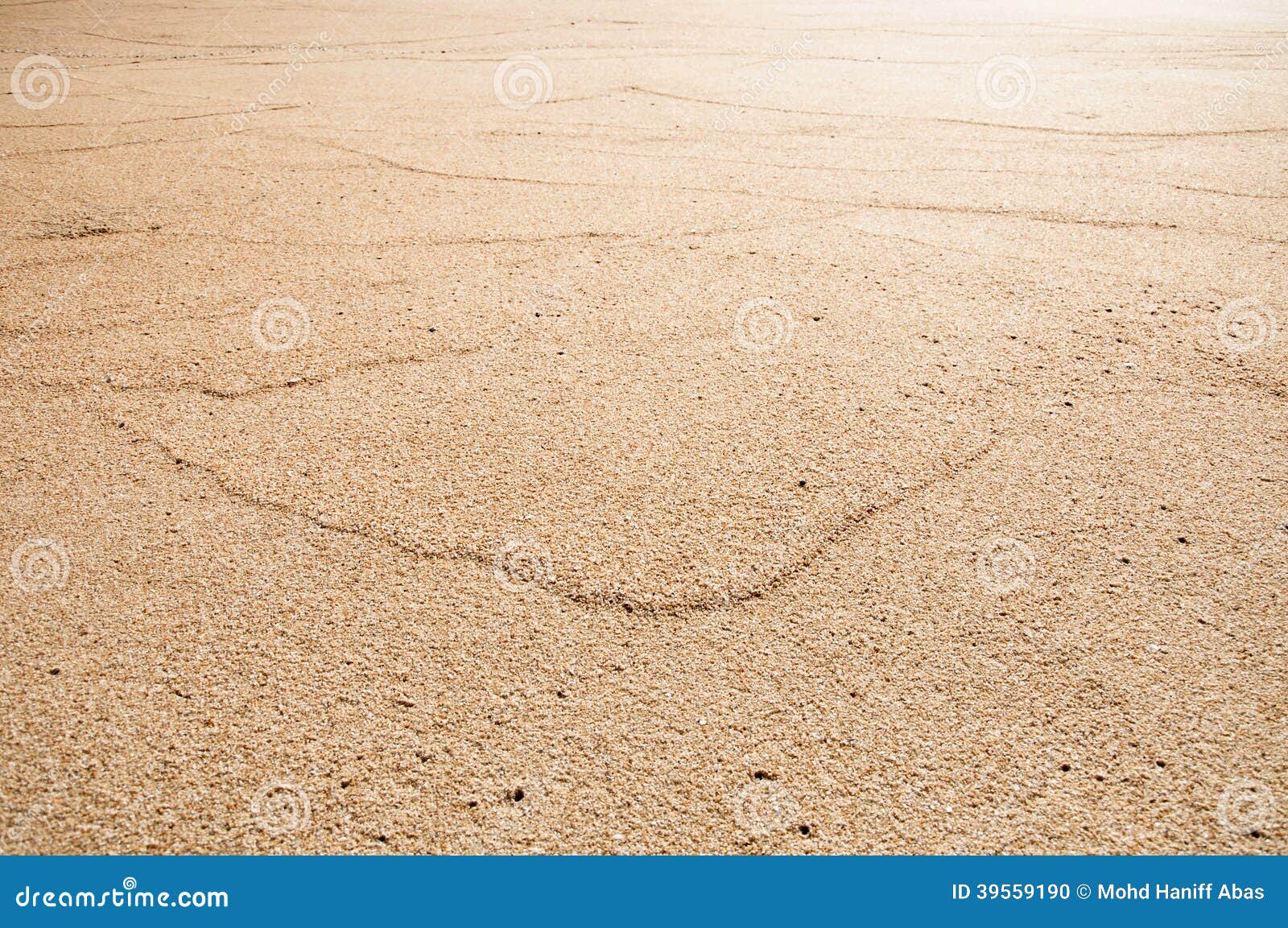 Wave Pattern on the Sand at the Beach Stock Photo - Image of sand ...