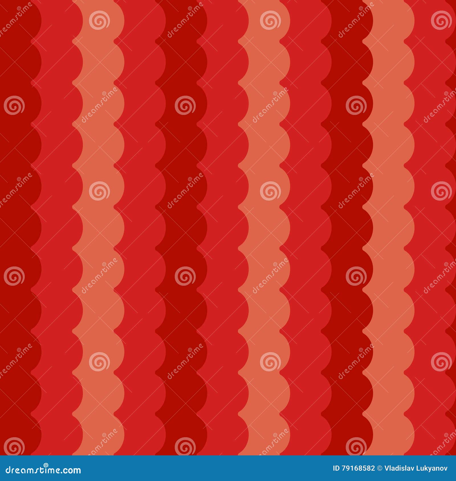 Wave Pattern Vector, Vertical Red Abstract Waves Background Seamless ...