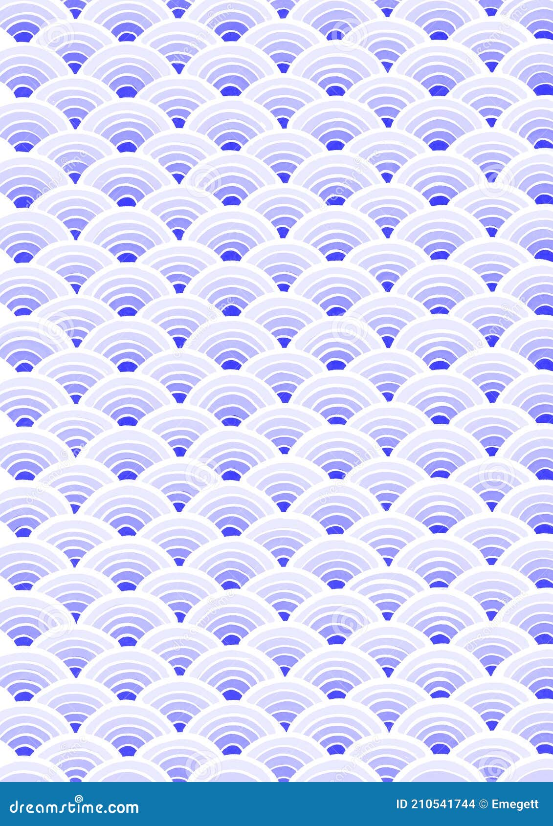 Wave Pattern, Watercolor Graphic Design Stock Photo - Image of ...