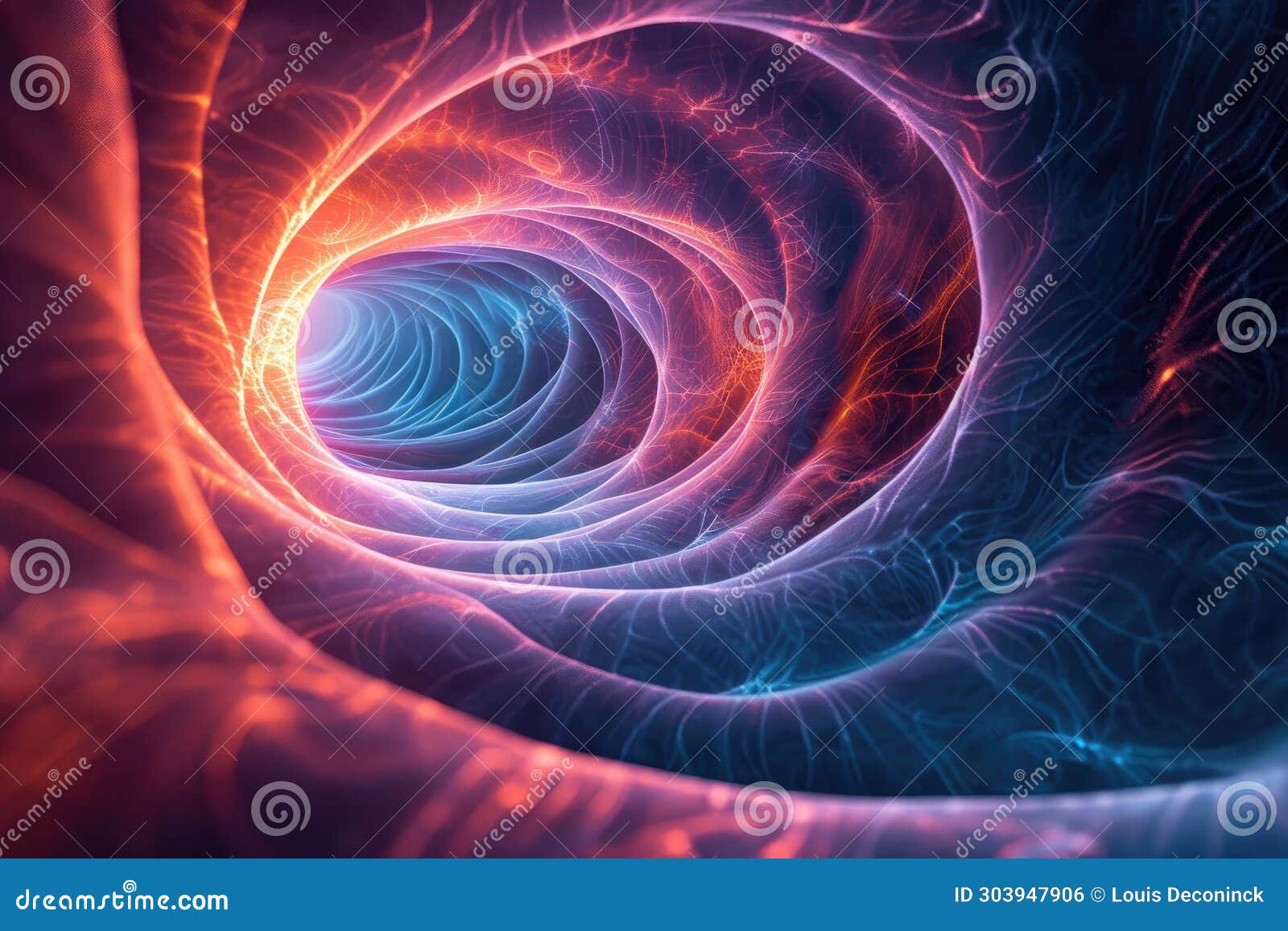 Wave Patterns of Quantum Physics Stock Illustration - Illustration of ...