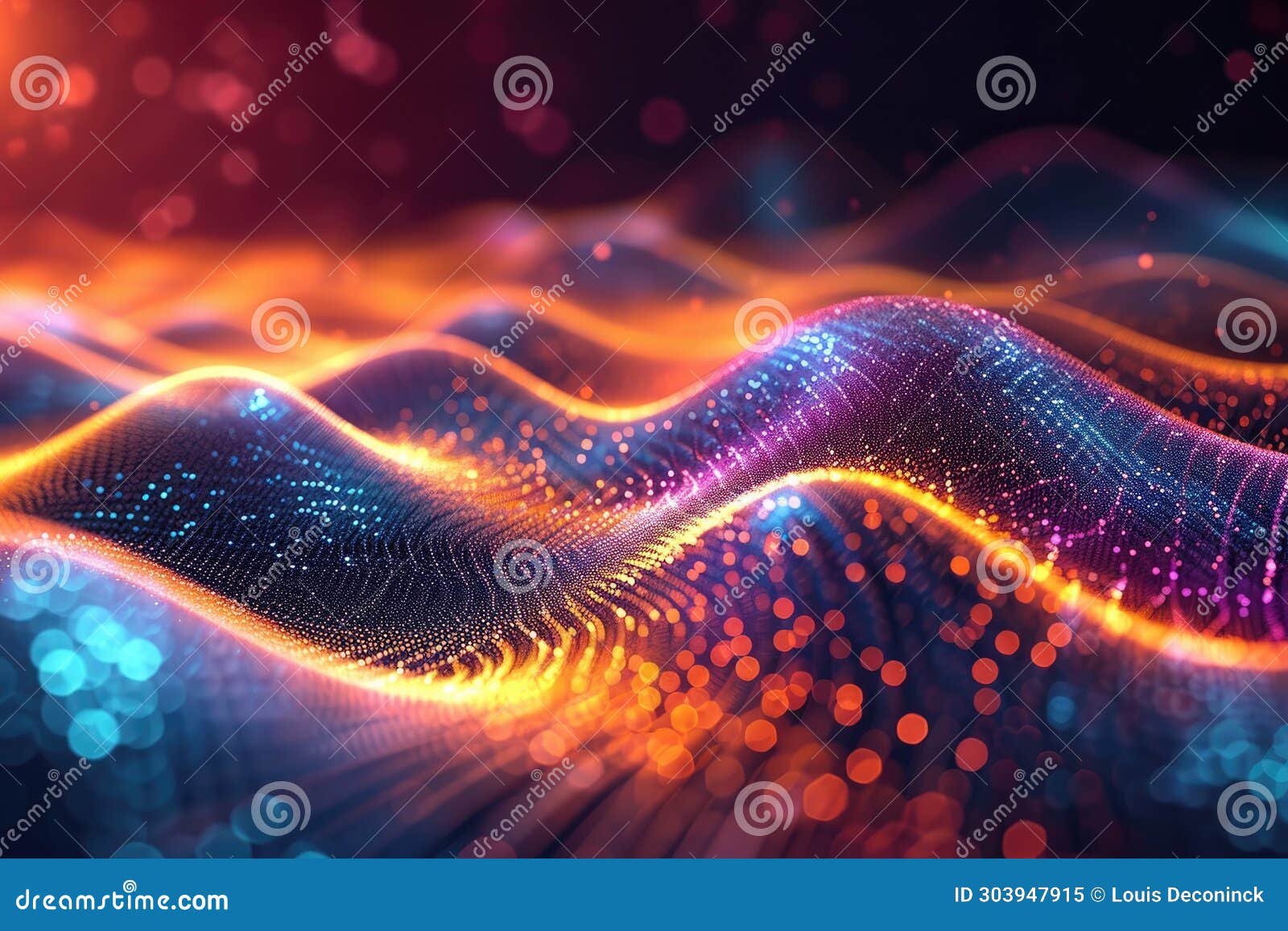 Wave Patterns of Quantum Physics in a Scientific Conundrum Stock ...