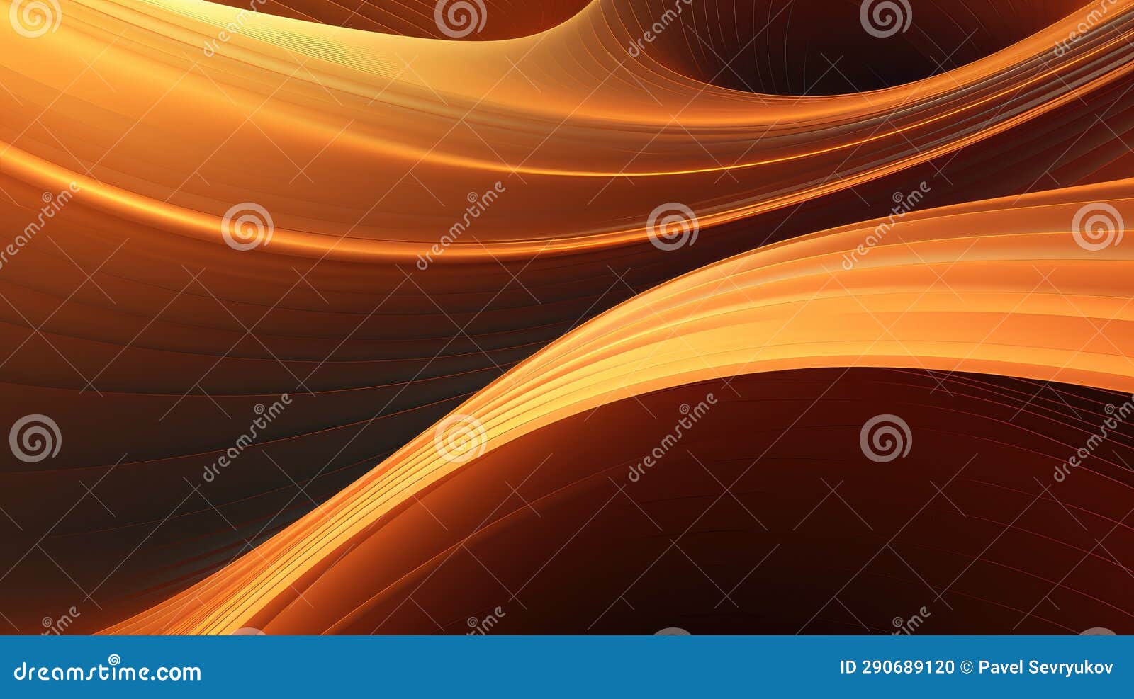 Wave Perspective Geometric Waves Royalty-Free Cartoon | CartoonDealer ...