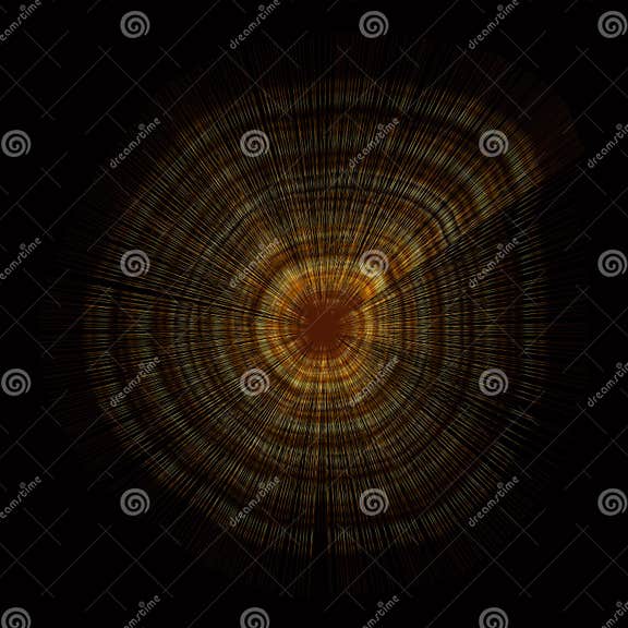 Wave Radial Asymmetrical Rosette - Vector Illustration Stock Vector ...