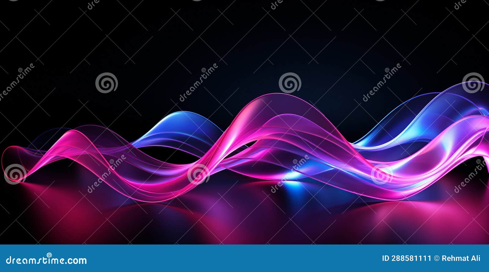 Wave Radial Lines Abstract Design for Technological Background Stock ...