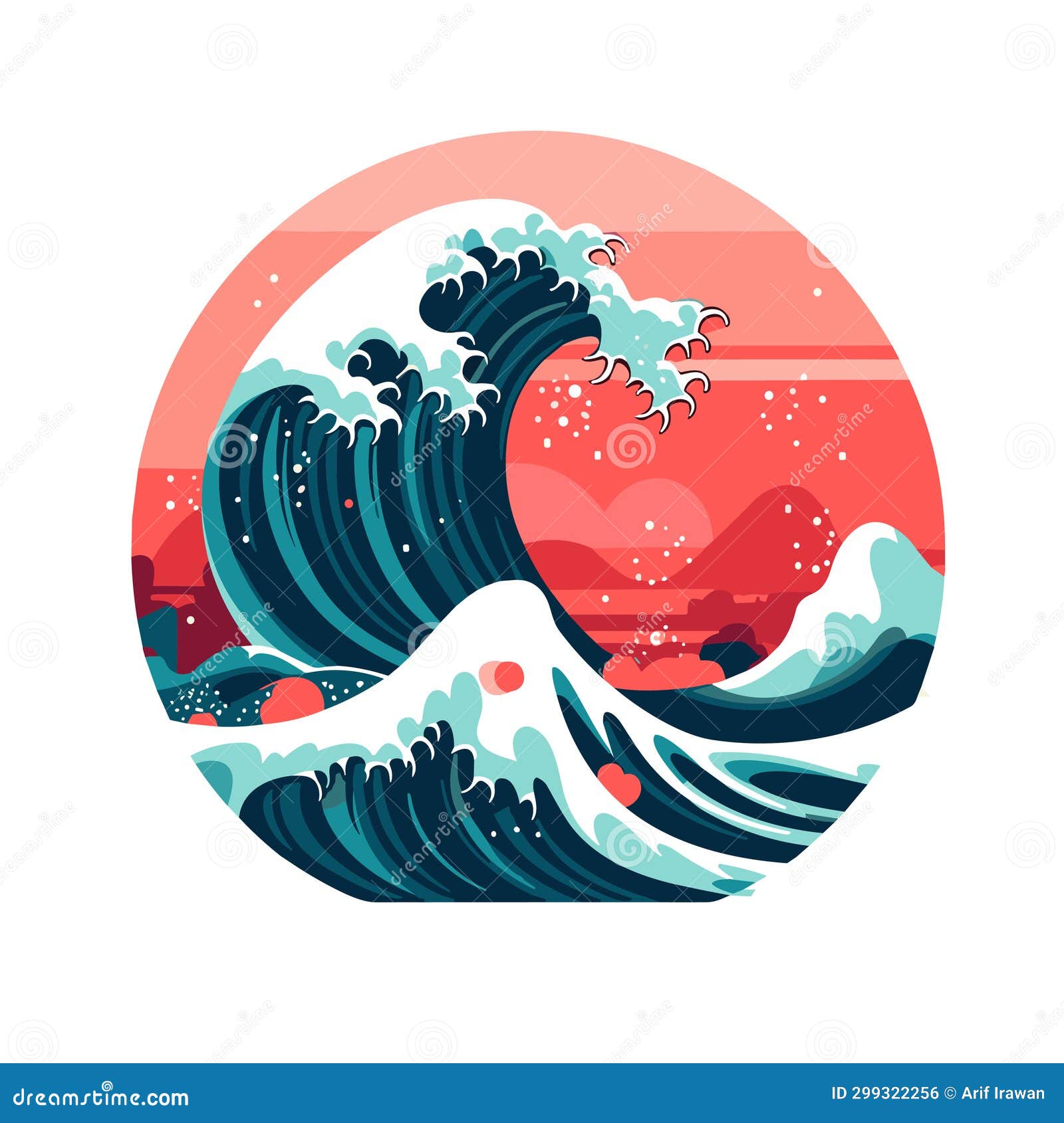 Wave Realistic Vector Element Background Stock Vector - Illustration of ...