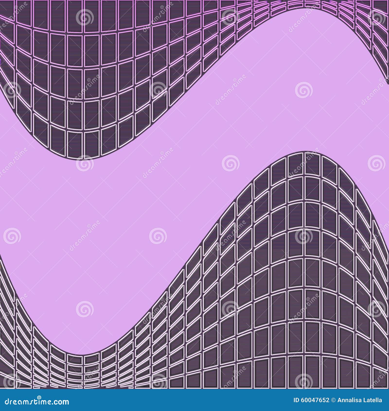 Wave with rectangles stock illustration. Illustration of colorful ...