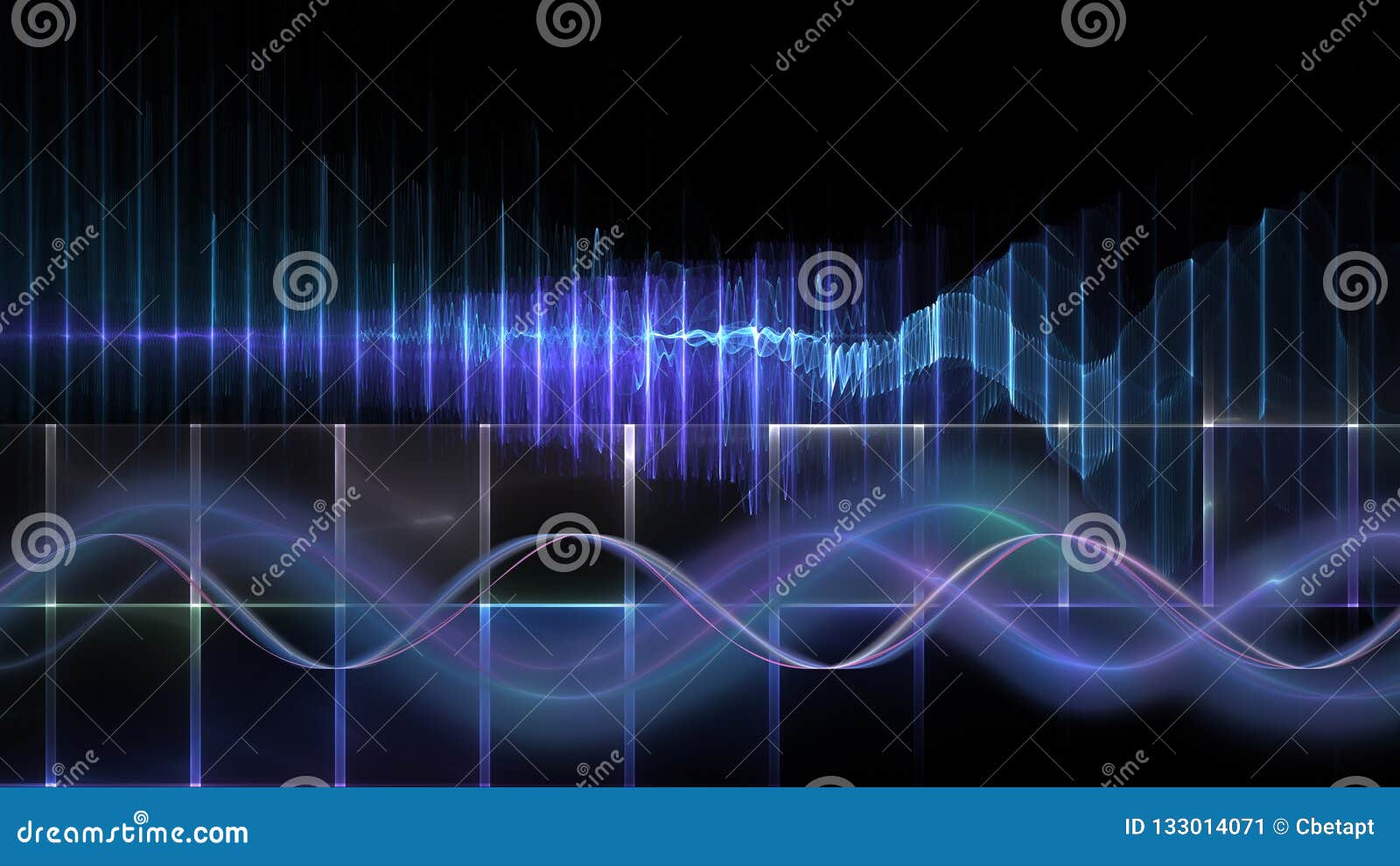 Wave Resonance - Abstract Background of Science and Technology Stock ...