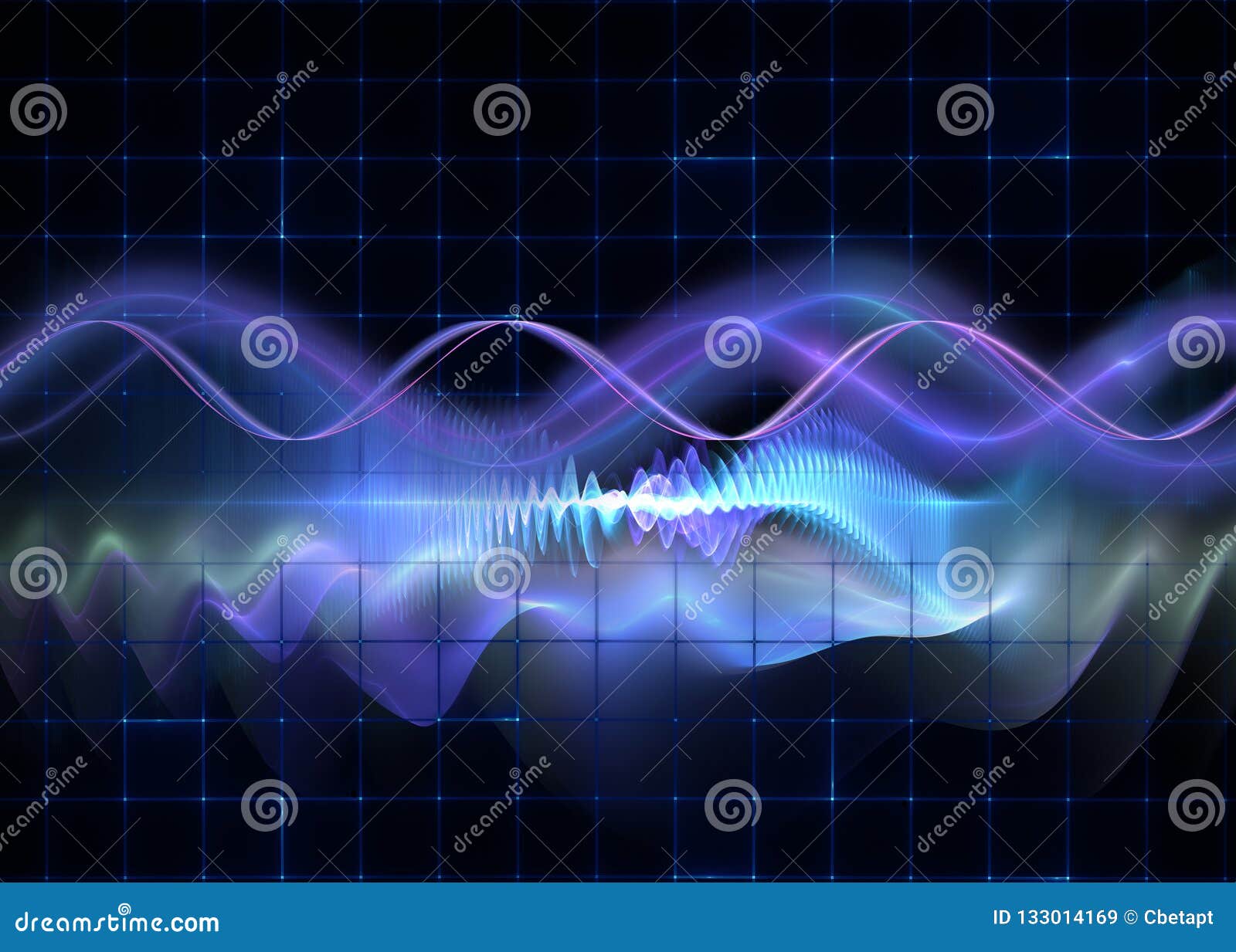 Wave Resonance - Abstract Background of Science and Technology Stock ...