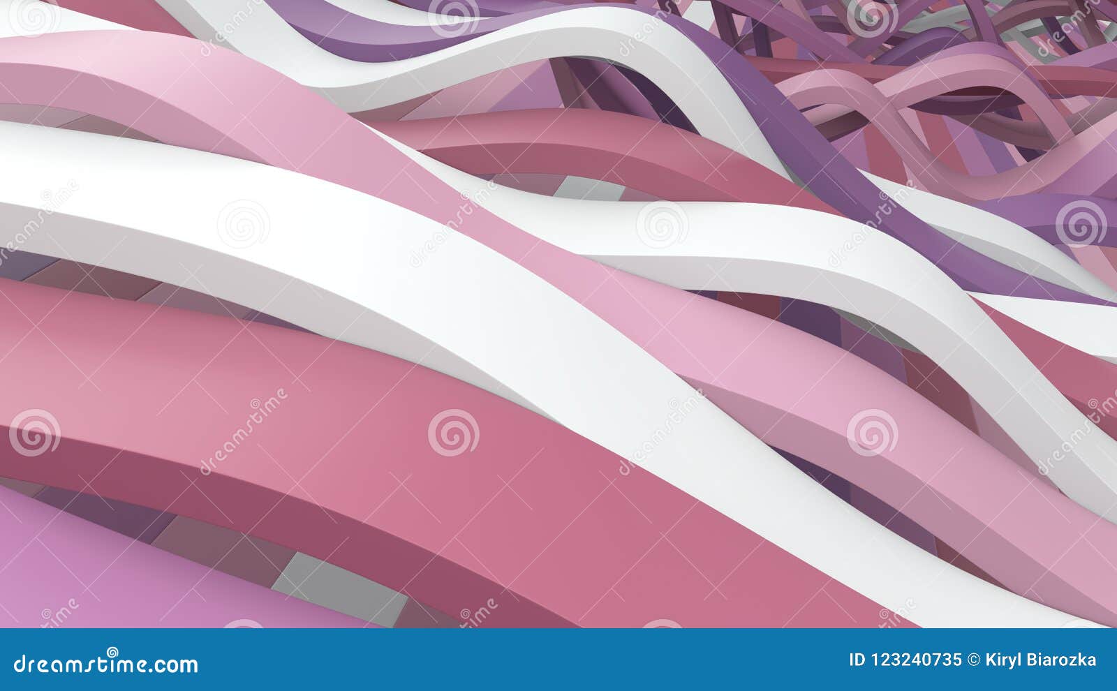 Wave of ribbons stock illustration. Illustration of color - 123240735