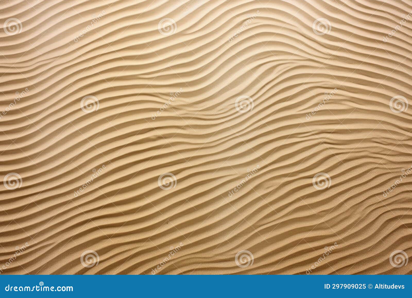 Wave Ripples on a Sandy Beach Stock Image - Image of beach, scene ...