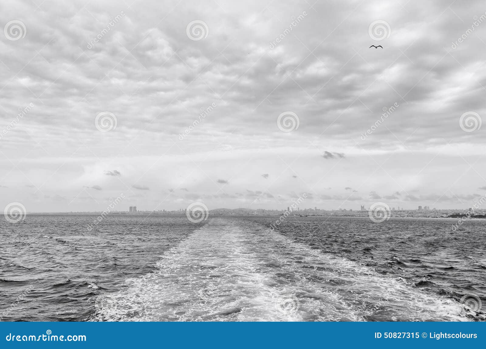 Wave road stock image. Image of clouds, ferry, waterscape - 50827315