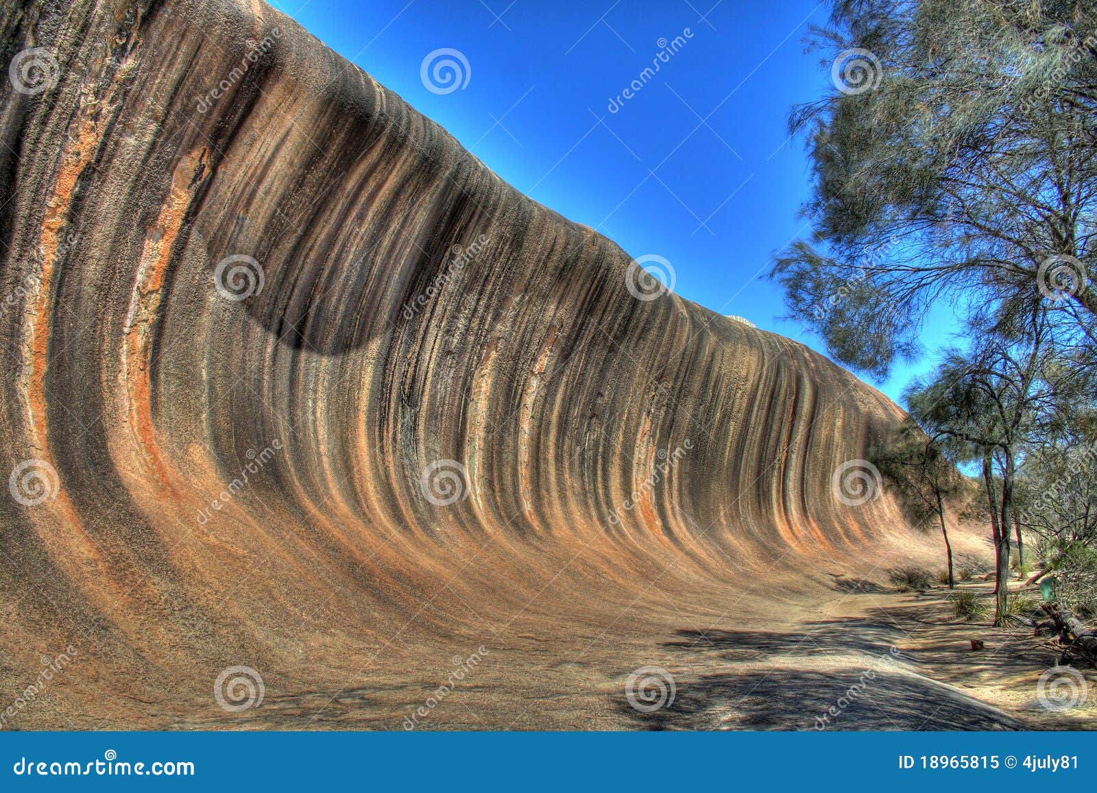Wave Rock stock image. Image of rocky, eroded, hyden - 18965815