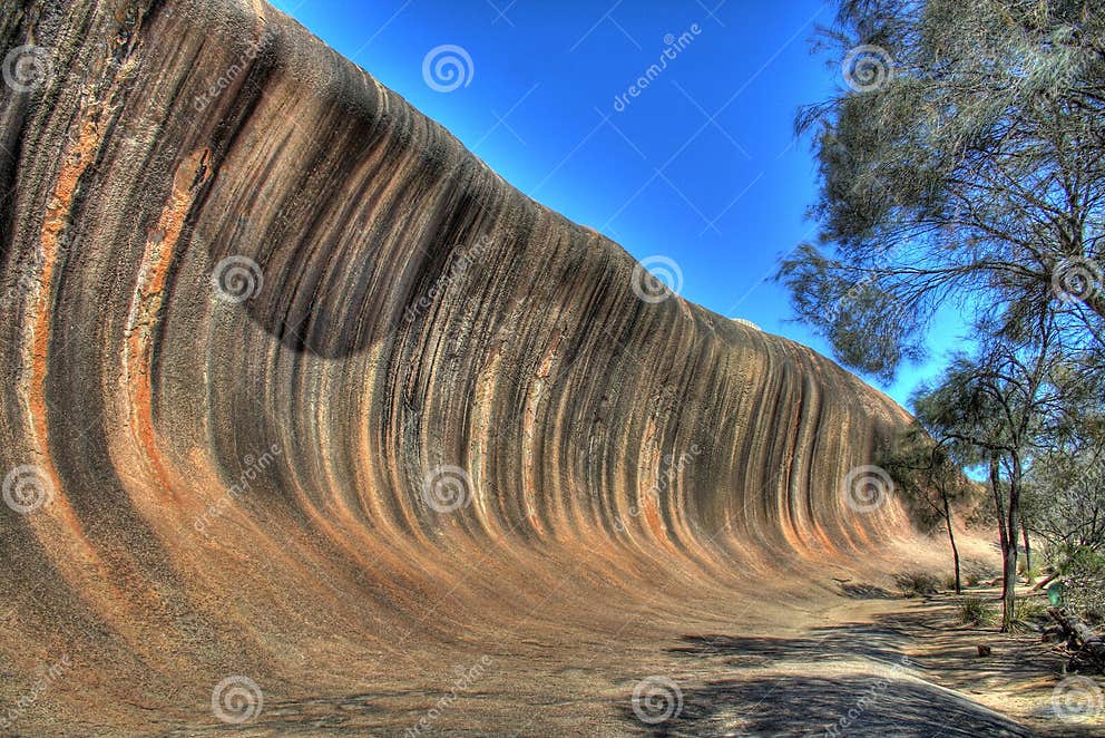 Wave Rock stock image. Image of rocky, eroded, hyden - 18965815