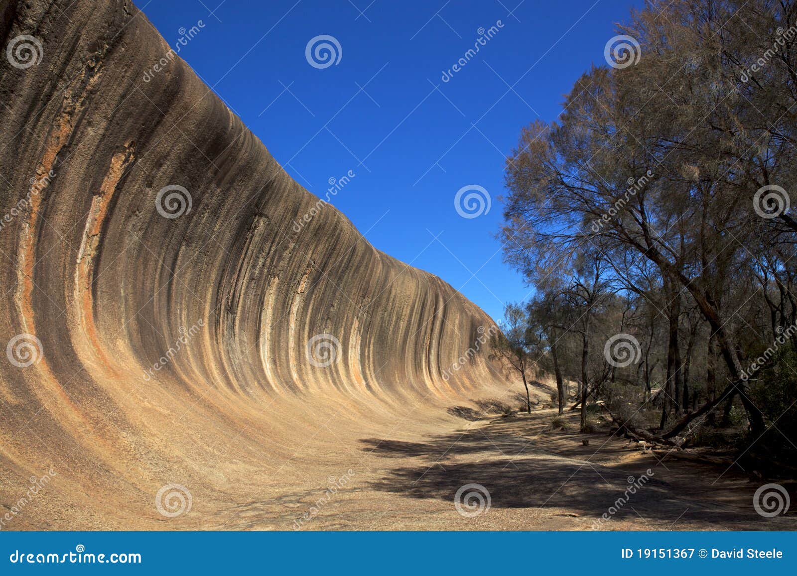 Wave Rock stock image. Image of pattern, weathering, granite - 19151367