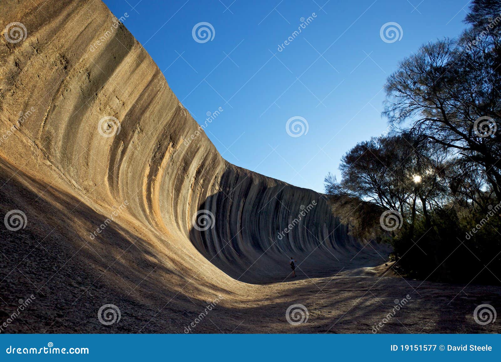 Wave Rock stock image. Image of geological, landmark - 19151577