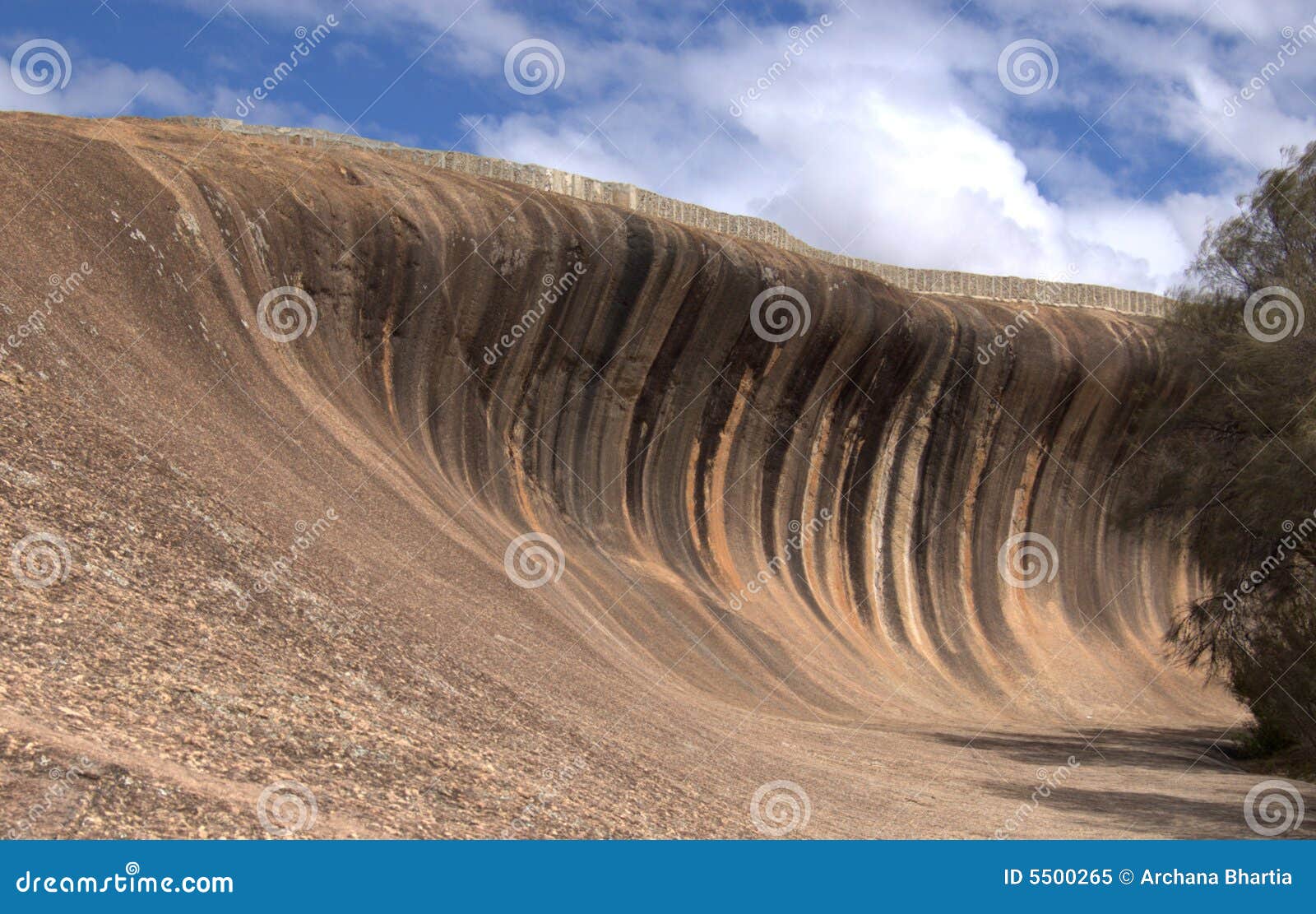 Wave rock stock image. Image of landmark, natural, rock - 5500265