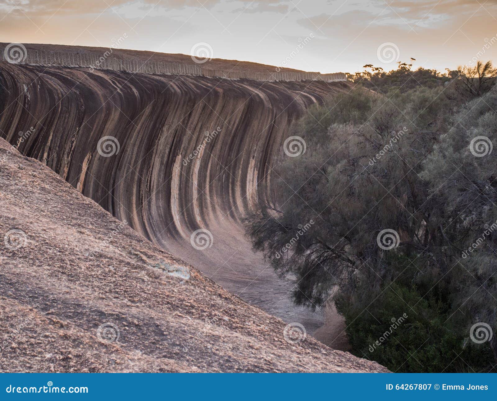 Wave Rock, Hyden, Western Australia Stock Image - Image of incredible ...
