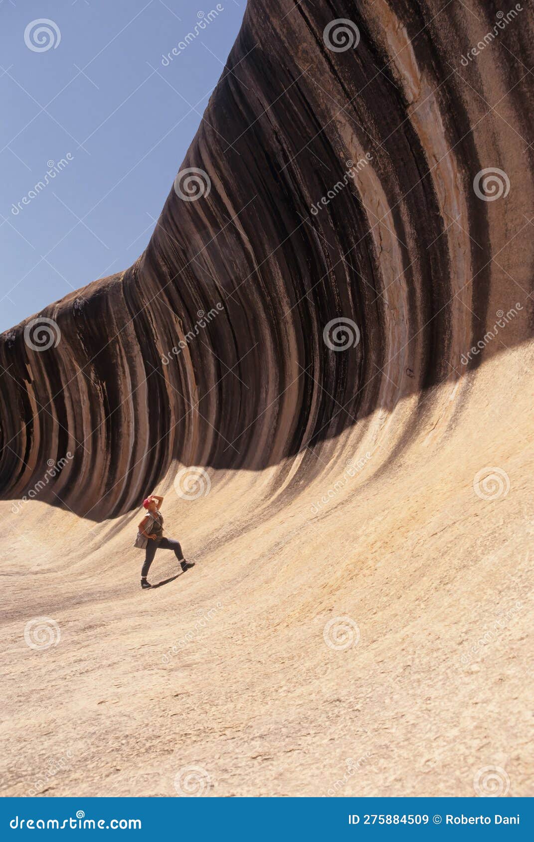 Wave Rock is a Natural Rock Formation Editorial Stock Image - Image of ...