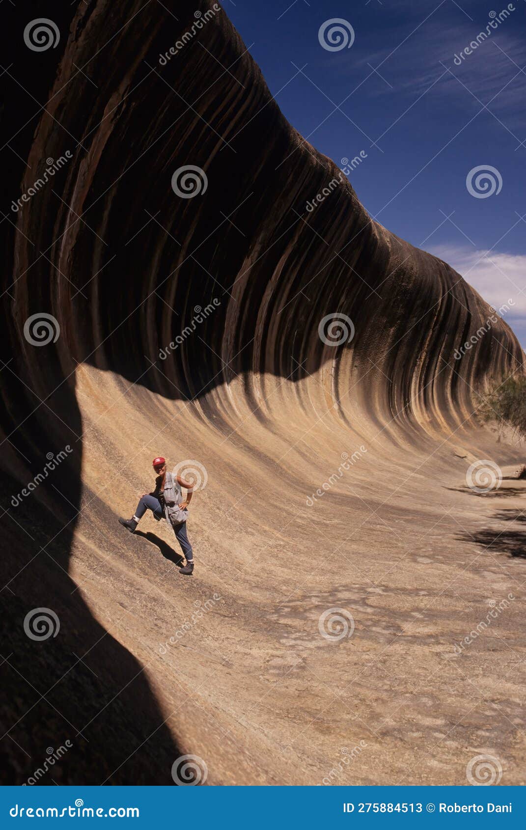 Wave Rock is a Natural Rock Formation Editorial Stock Photo - Image of ...