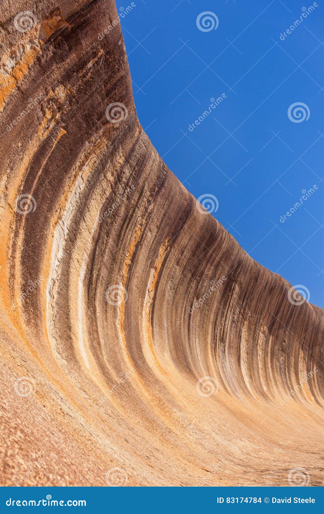 Wave Rock stock photo. Image of weathering, shape, curve - 83174784