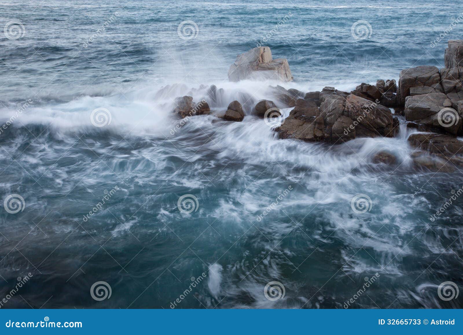 Wave and rock stock image. Image of openair, natural - 32665733