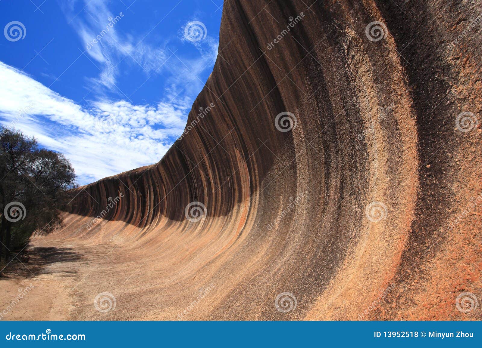 Wave Rock,Western Australia Stock Photo - Image of eroded, australian ...