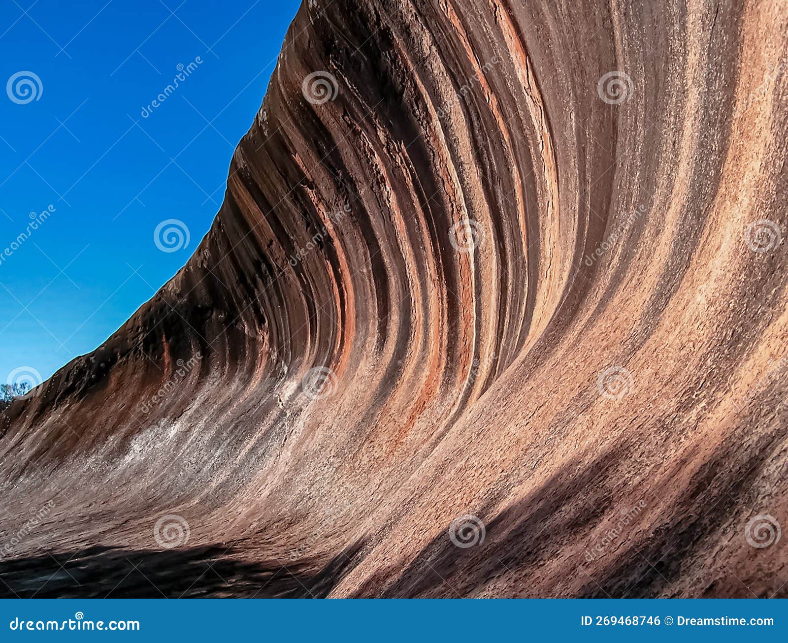 Wave Rock Western Australia One of the Landmarks of Australia Stock ...