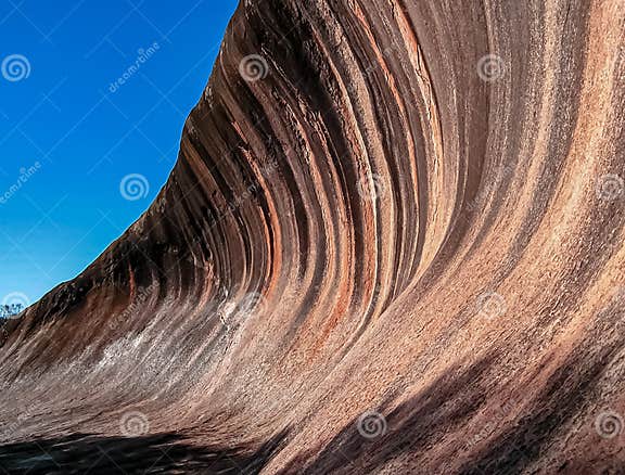 Wave Rock Western Australia One of the Landmarks of Australia Stock ...