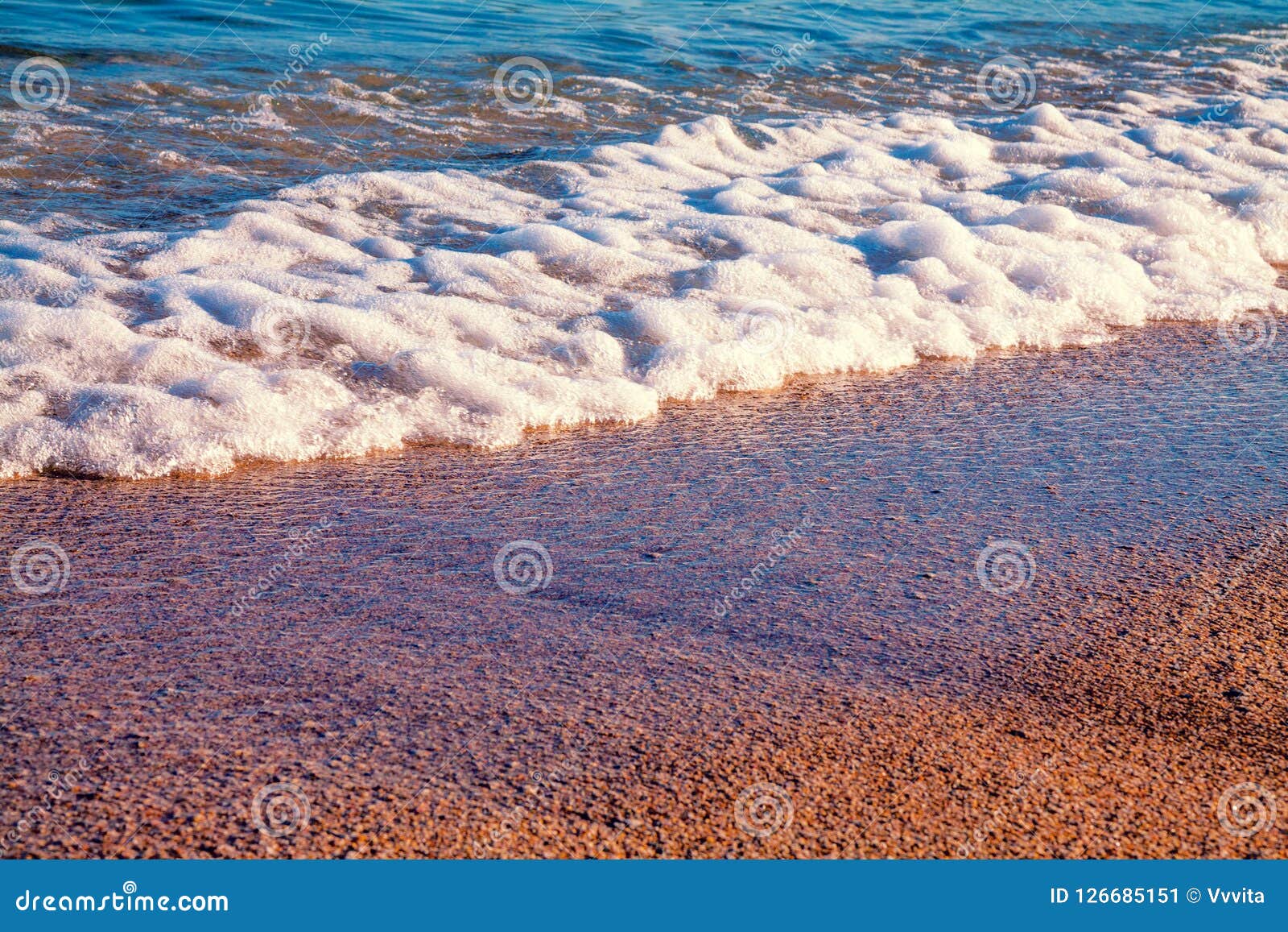 The Wave Rolling on the Beach Stock Image - Image of resort, relaxation ...