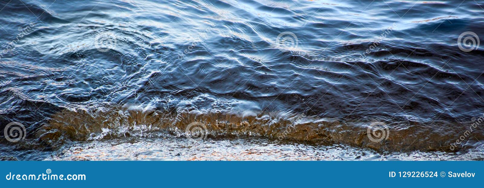 The Wave Rolls Ashore is Close Stock Photo - Image of light, seaside ...