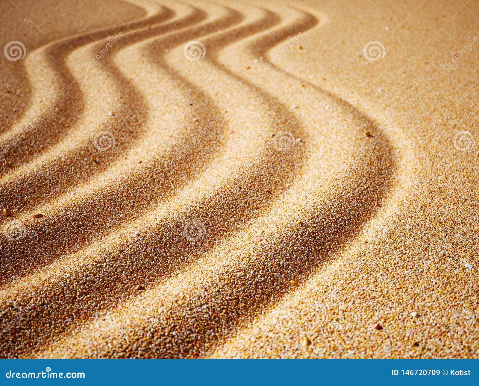 Wave of Sand Pattern Background Texture Stock Illustration ...