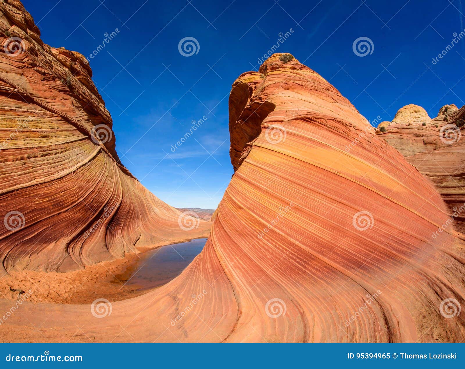 Wave stock image. Image of sandstone, utah, formation - 95394965