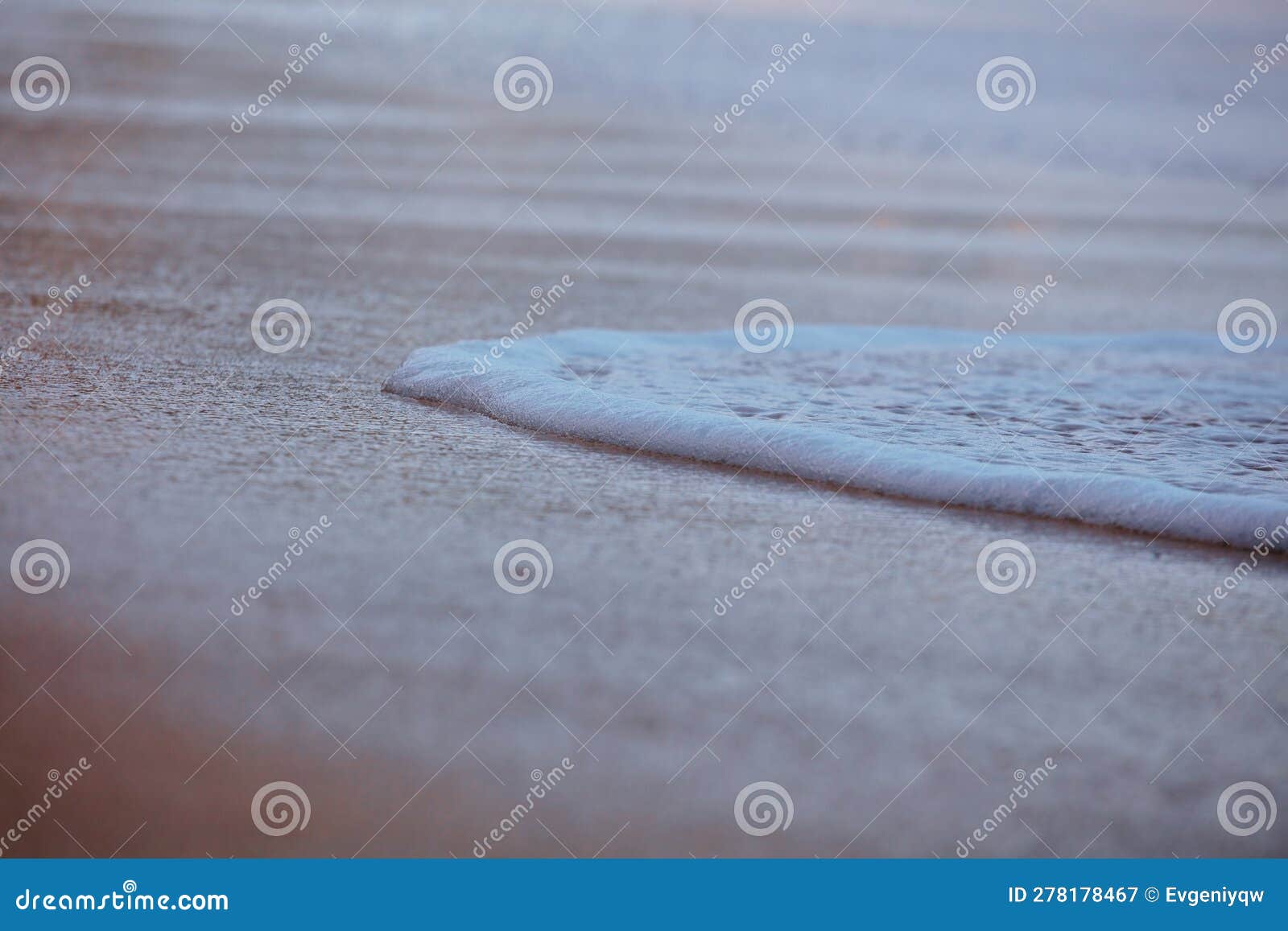 Wave on Sandy Beach. Background. Splash of Waves on the Sandy Beach ...