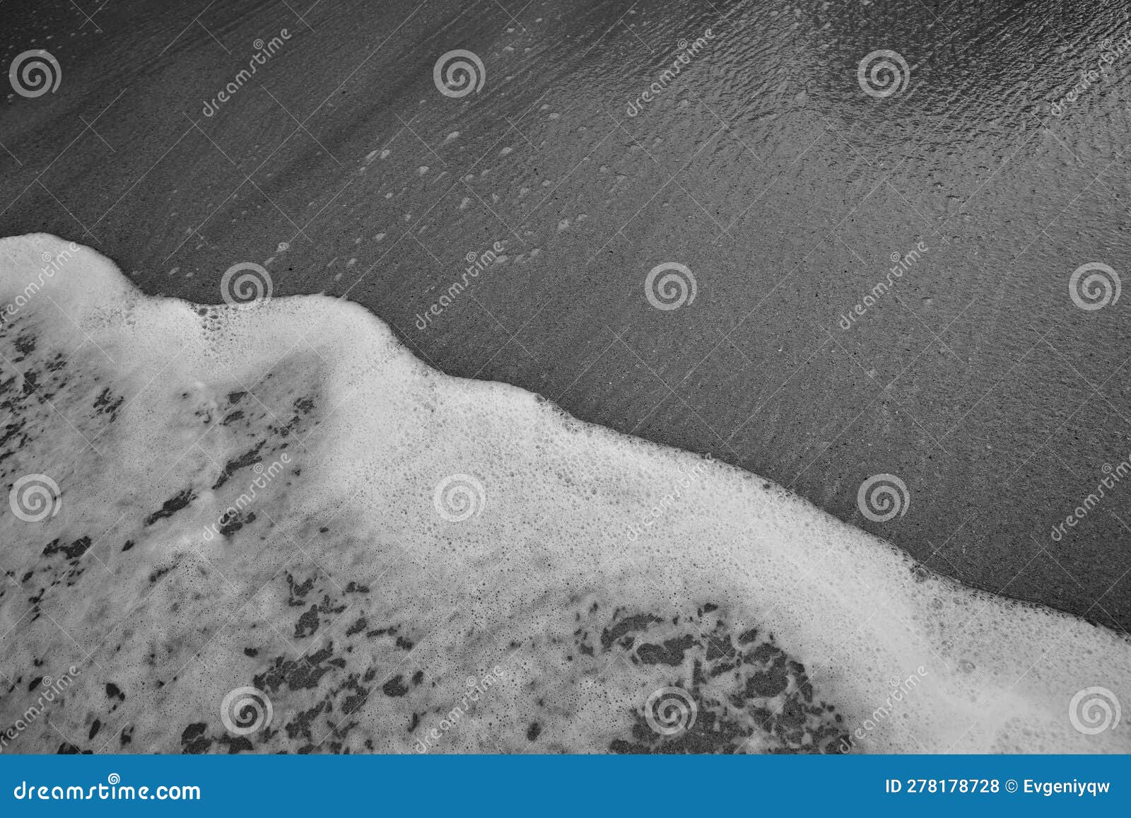 Wave on Sandy Beach. Background. Splash of Waves on the Sandy Beach ...